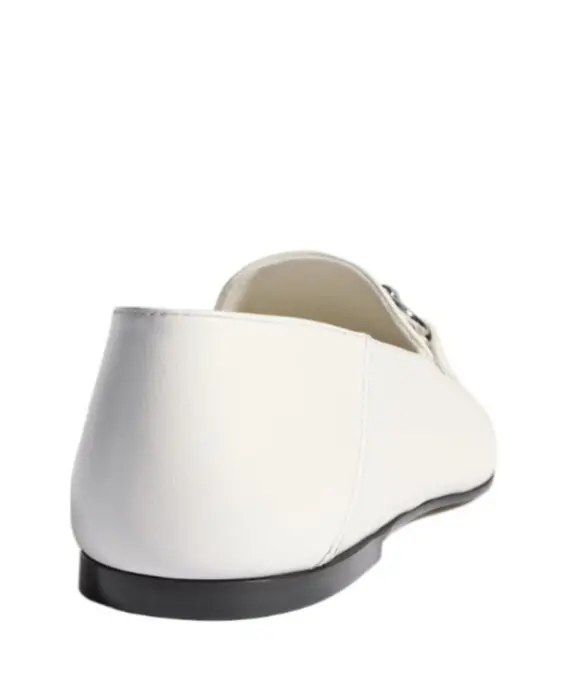 Gucci Jordaan Soft Loafer With Horsebit Detail - White