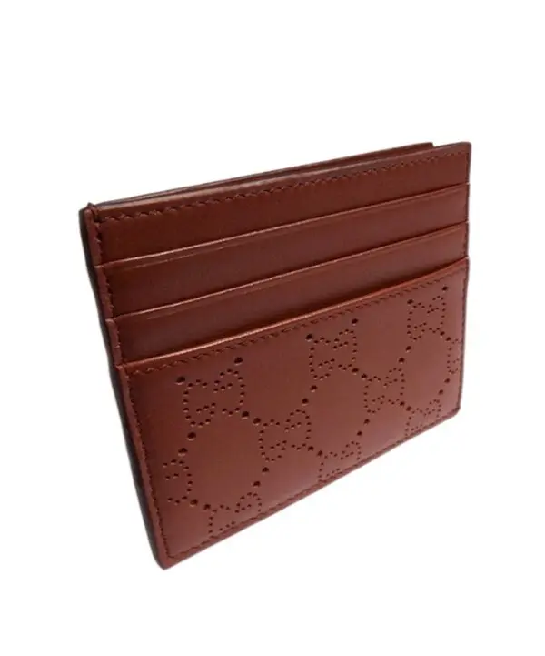 Gucci Aria Card Case - Auburn