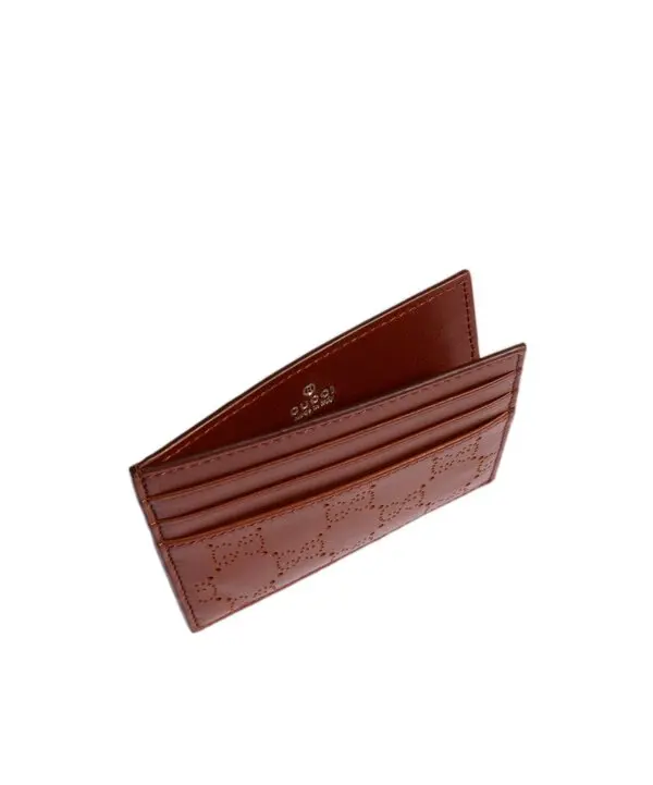 Gucci Aria Card Case - Auburn
