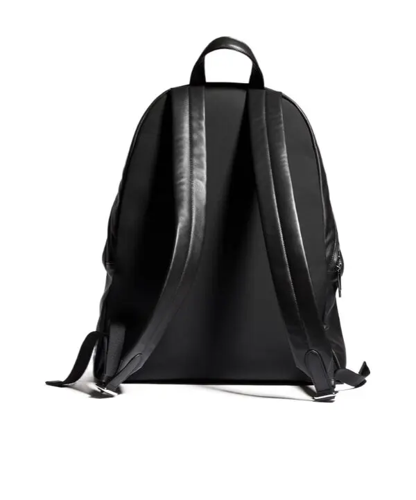 Gucci Leather Backpack With Engraved Tag
