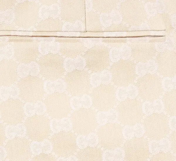 Gucci Gg Cotton Gabardine Shorts - Light Beige