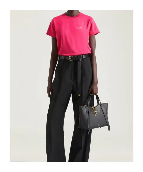 Givenchy Slim Fit Cotton T-shirt With Paris Print