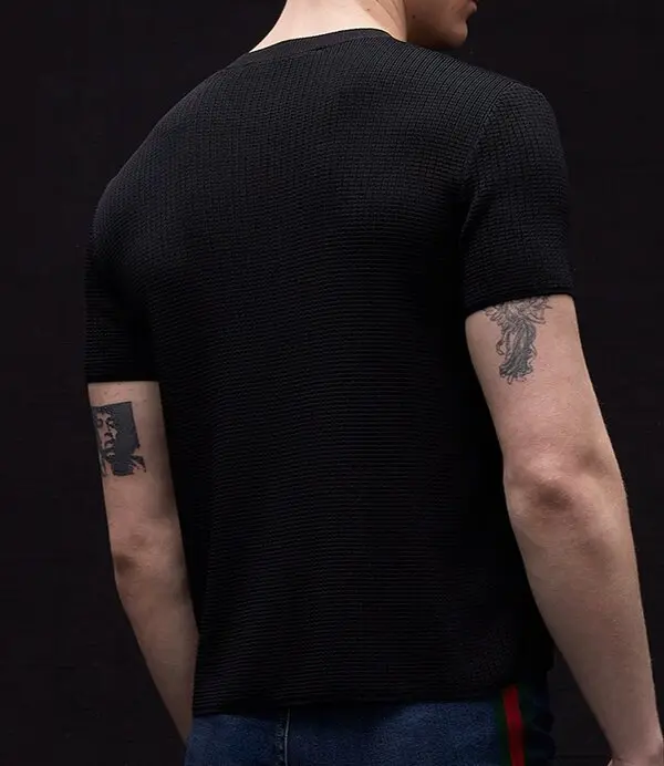 Gucci Technical Knit Fabric T-shirt