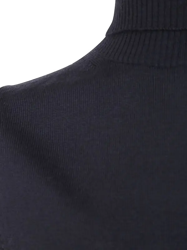 Sportmax Sleeveless Fine Knit Turtleneck Jumper - Black