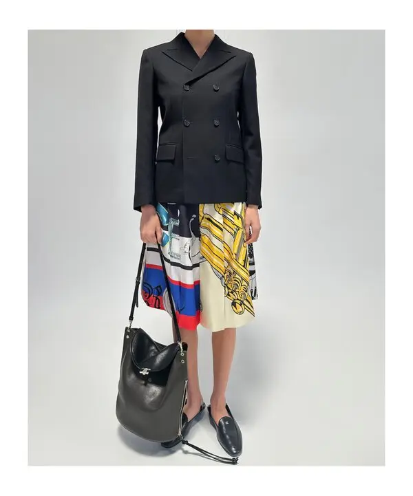 Celine Printed Silk Twill Shorts