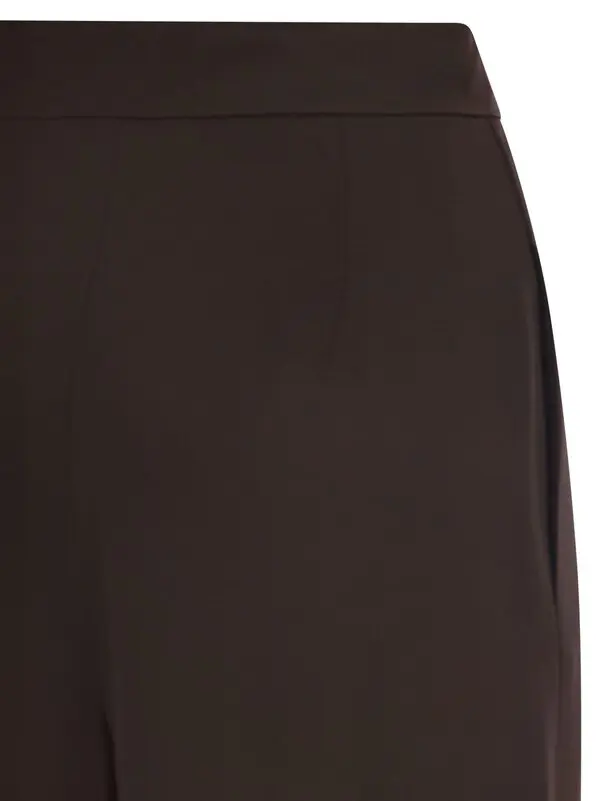 Max Mara Satin-finish Wide-leg Trousers