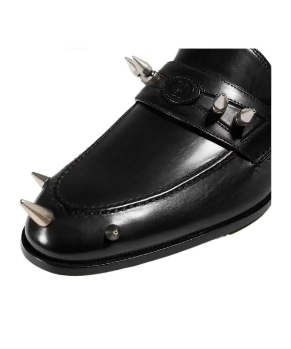 Gucci Studded Loafers - Black