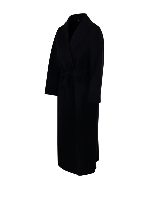 Max Mara S Esturia Belted Coat - Black