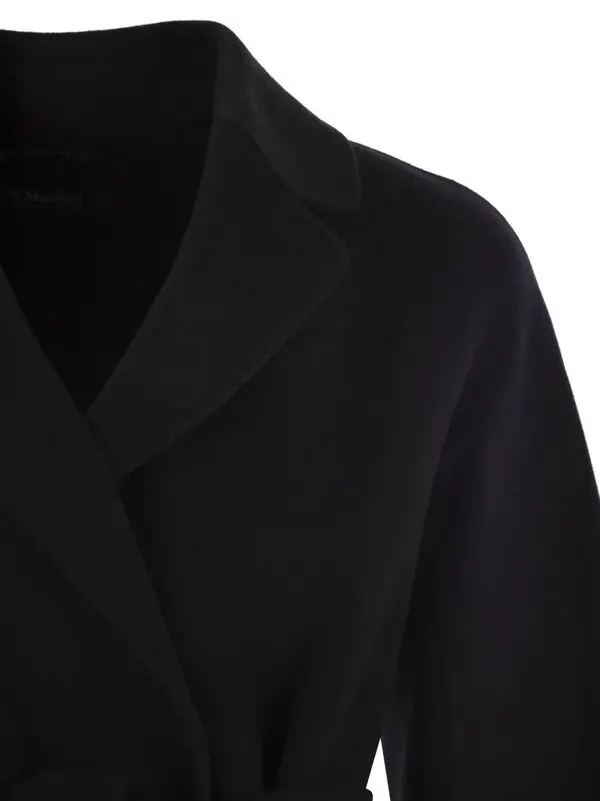 Max Mara S Esturia Belted Coat - Black