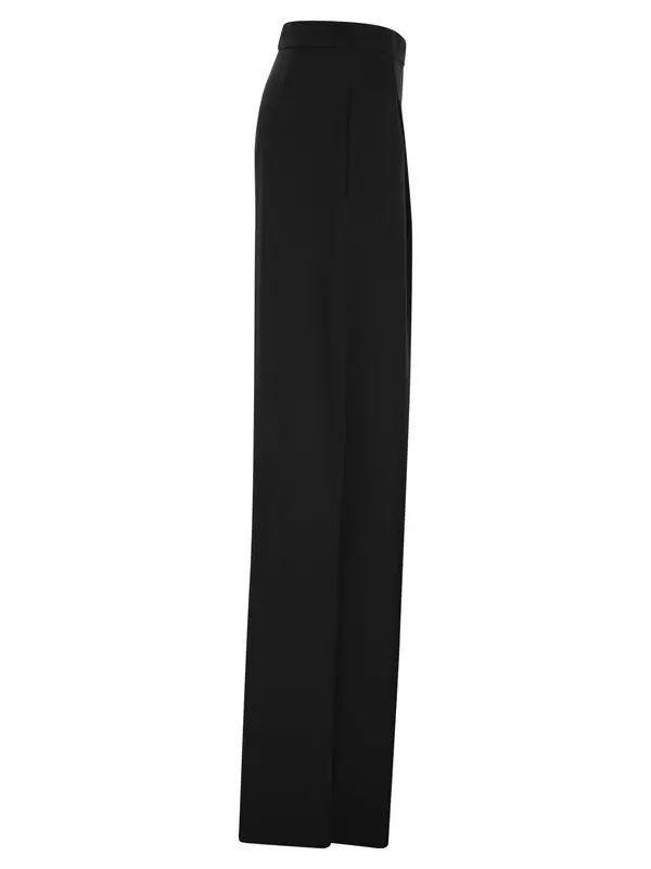 Max Mara Pleated Wide Leg Pants