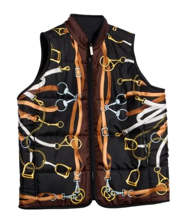 Gucci Reversible Padded Silk Twill Vest - Black