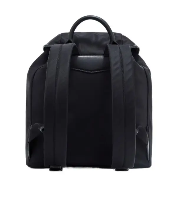 Emporio Armani Recycled Nylon Backpack With Eagle Plate
