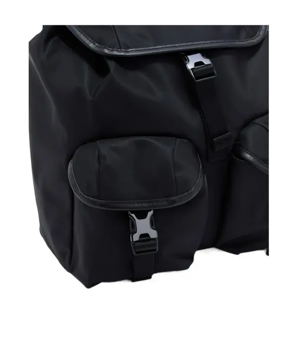 Emporio Armani Recycled Nylon Backpack With Eagle Plate