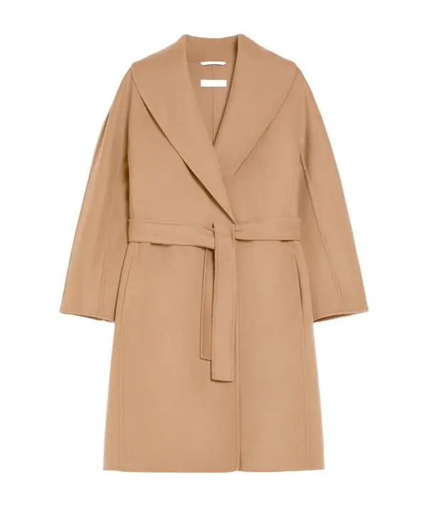 Max Mara Long-sleeved Coat - Camel