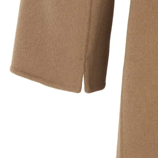 Max Mara Belted Wrap Coat - Camel