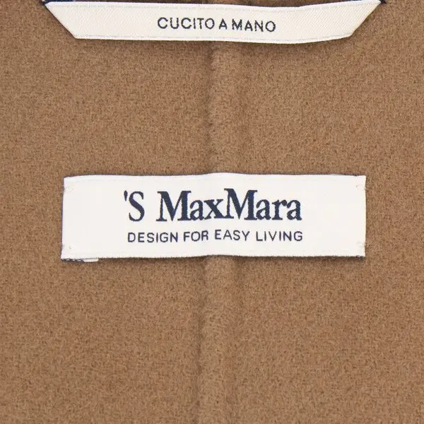 Max Mara Belted Wrap Coat - Camel