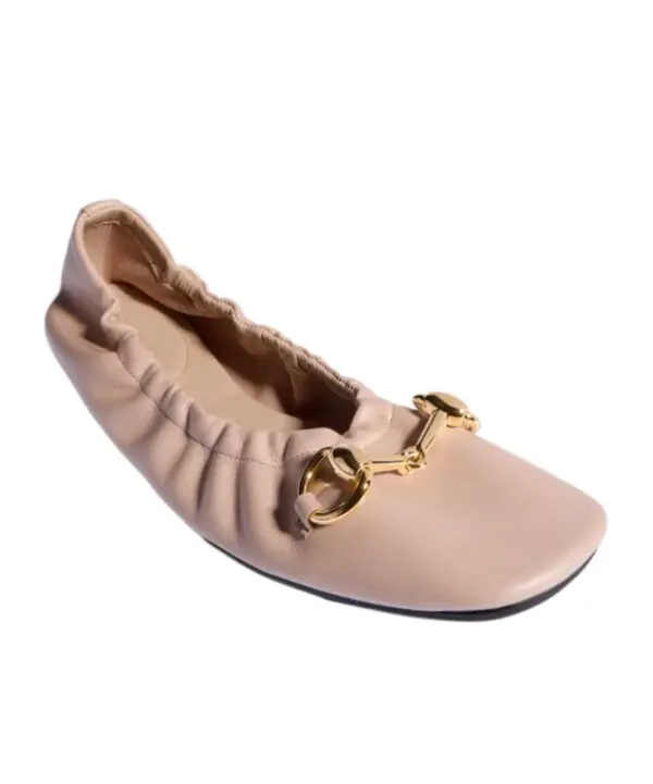 Gucci Prima Ballerina Flats With Horsebit Detail