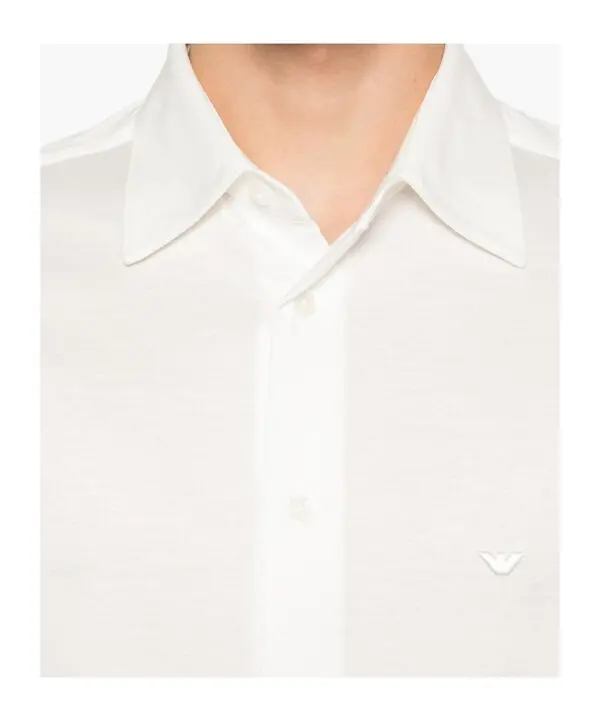 Emporio Armani Logo-detail Shirt - White