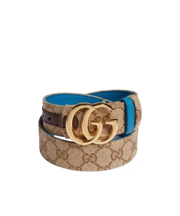 Gucci Reversible Gg Marmont Belt - Multicolor