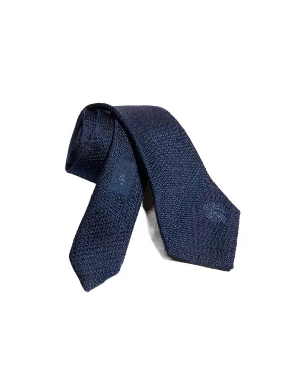 Gucci Silk Tie With Embroidery - Blue
