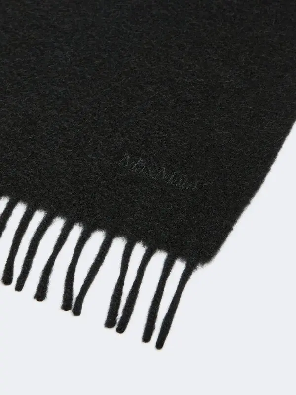Max Mara Camel Logo Stole