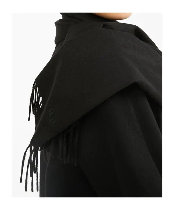 Max Mara Camel Logo Stole