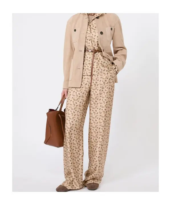 Max Mara Printed Long-sleeve Shirt
