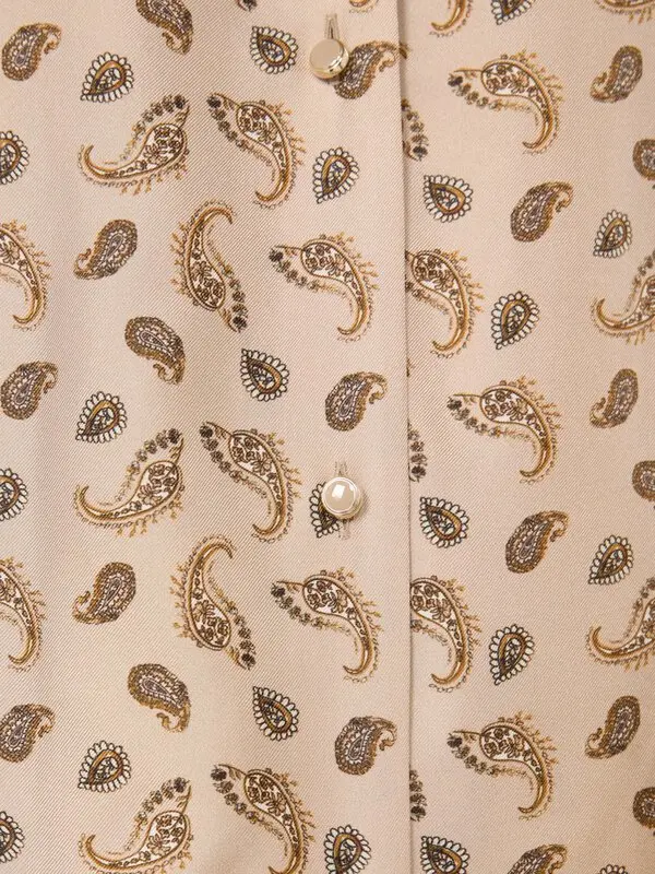 Max Mara Printed Long-sleeve Shirt