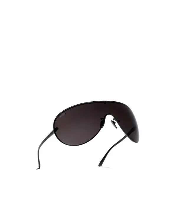 Gucci Mask Frame Sunglasses - Black