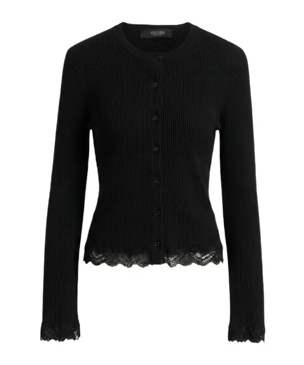Gucci Fine Matte Viscose Rib Cardigan