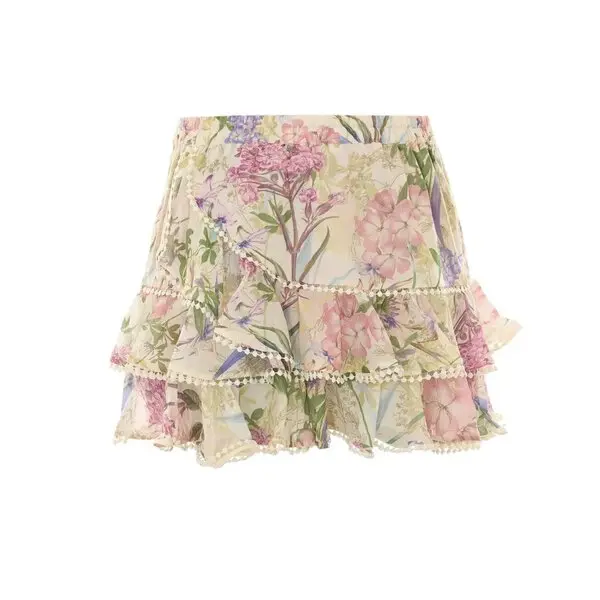 Charo Ruiz Ibiza Fera Ruffled Mini Skirt
