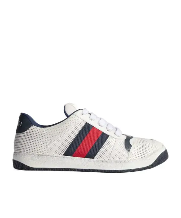 Gucci Screener Sneakers - White