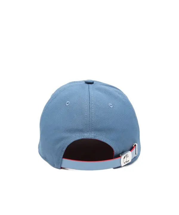 CHRISTIAN LOUBOUTIN Embroidered Logo Baseball Cap