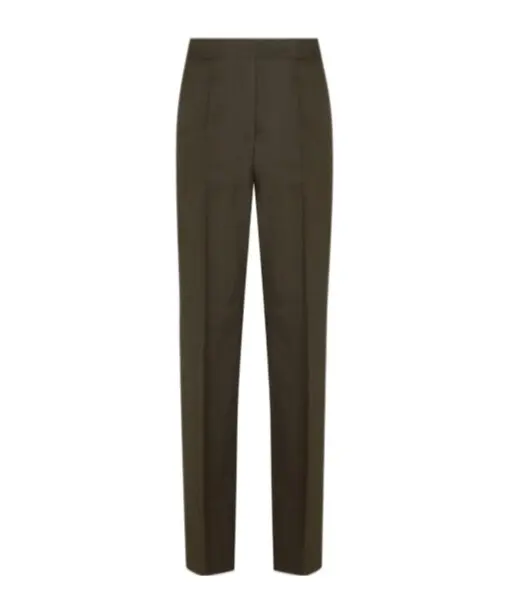 Max Mara Pleated Trousers - Green