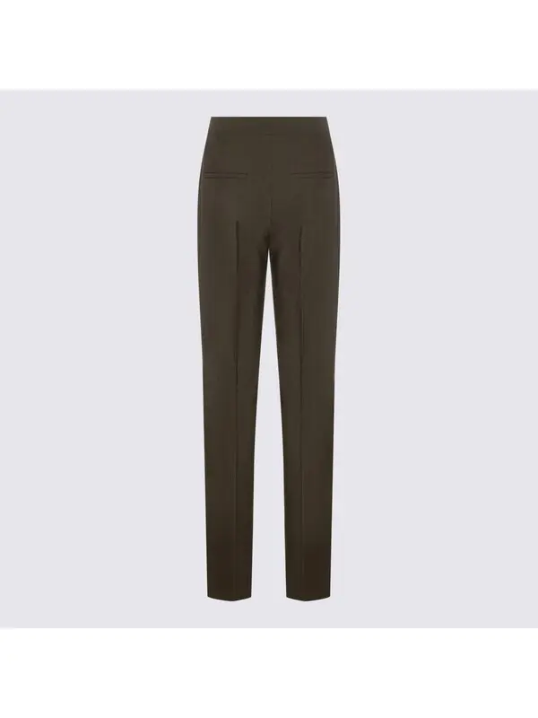 Max Mara Pleated Trousers - Green