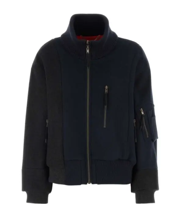 MAISON MARGIELA Spliced Bomber Jacket - Black