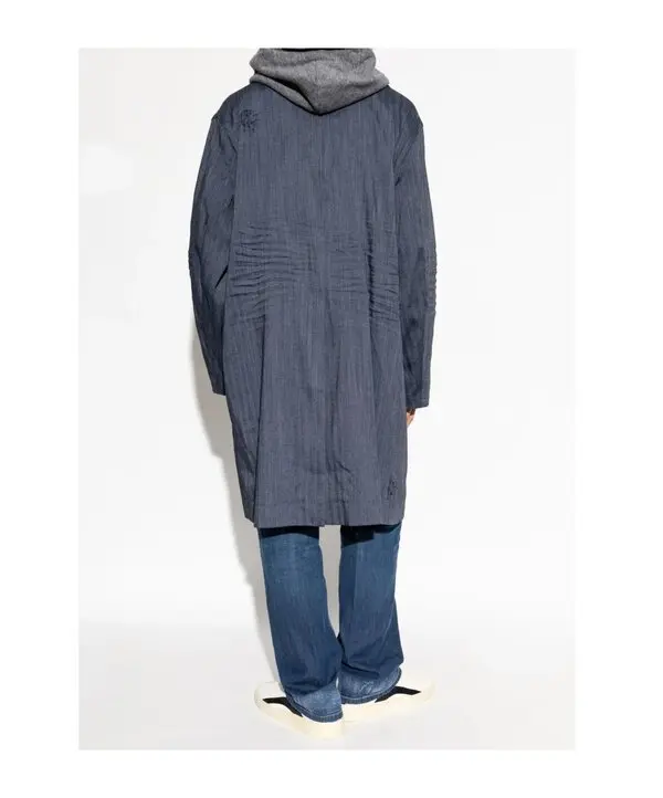 Dsquared2 Hooded Logo-patch Coat