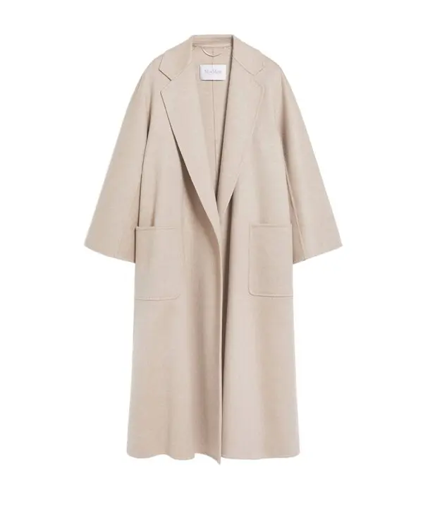 Max Mara Ludmilla Belted Long Coat - Sand-colored