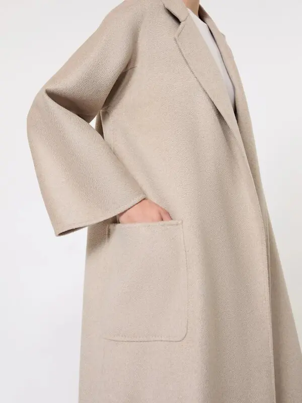 Max Mara Ludmilla Belted Long Coat - Sand-colored