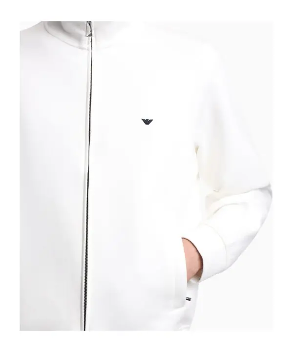 Emporio Armani Logo Full Zip Sweatshirt