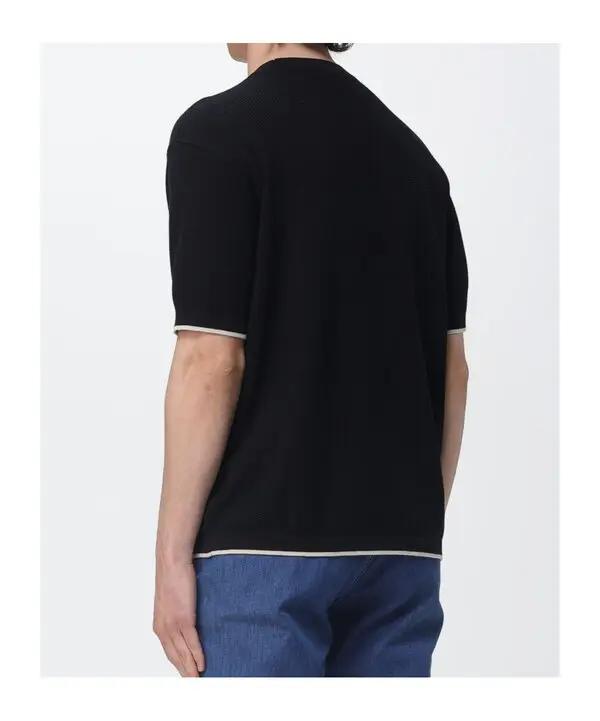 Emporio Armani Round Neck Knitted T-shirt