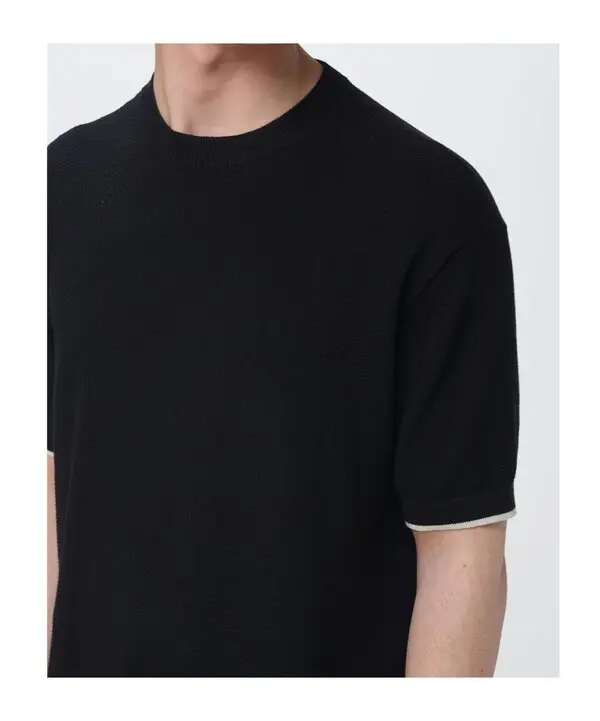 Emporio Armani Round Neck Knitted T-shirt