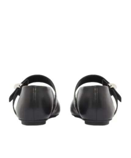 Emporio Armani Nappa Leather Ballerinas