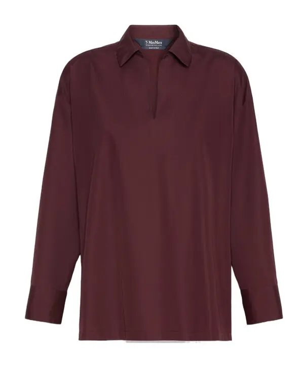 Max Mara Long Sleeve Shirt - Deep Red