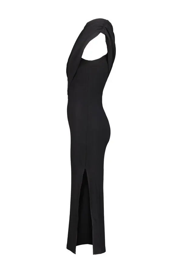 COURREGES Courrèges 90s Rib Twist Midi Dress