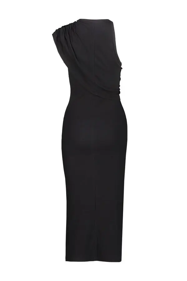 COURREGES Courrèges 90s Rib Twist Midi Dress