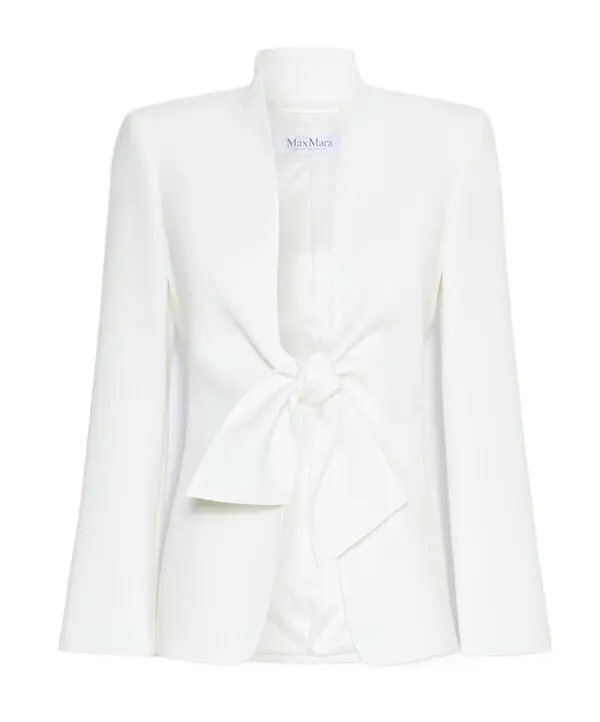 Max Mara Long-sleeved Suit Jacket - White