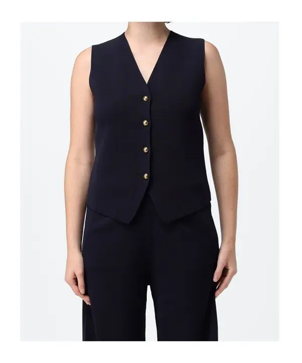 Max Mara Fuggito Buttoned V-neck Vest