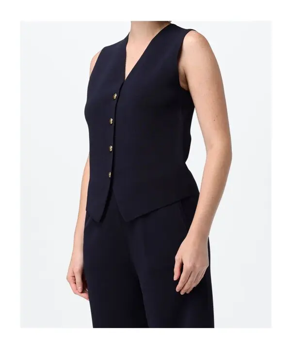 Max Mara Fuggito Buttoned V-neck Vest