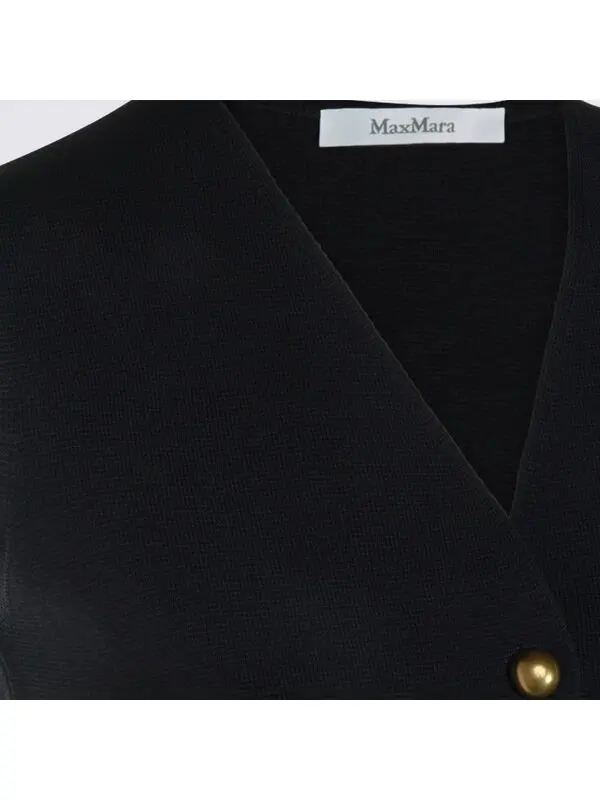 Max Mara Fuggito Buttoned V-neck Vest